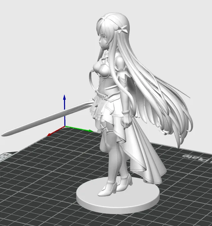 Asuna Yuuki –Figure Sword Art Online - Adaptable CM - Free 3D Print ...