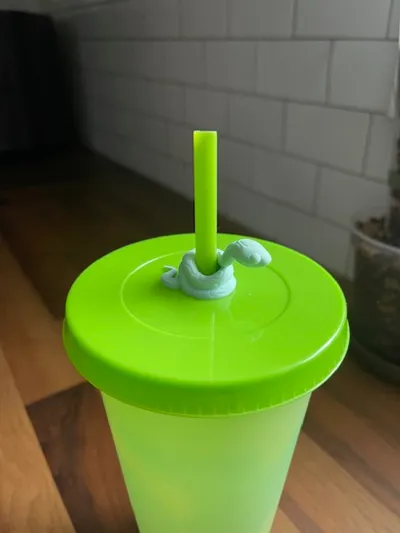 3 Different Snake Straw/Tumbler Toppers by Cutesy Creations MakerWorld ...