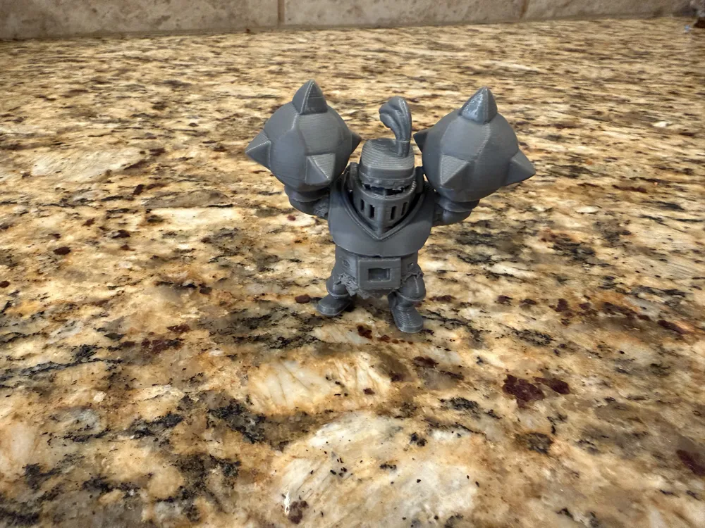 Clash Royale Mega Knight - Free 3D Print Model - MakerWorld