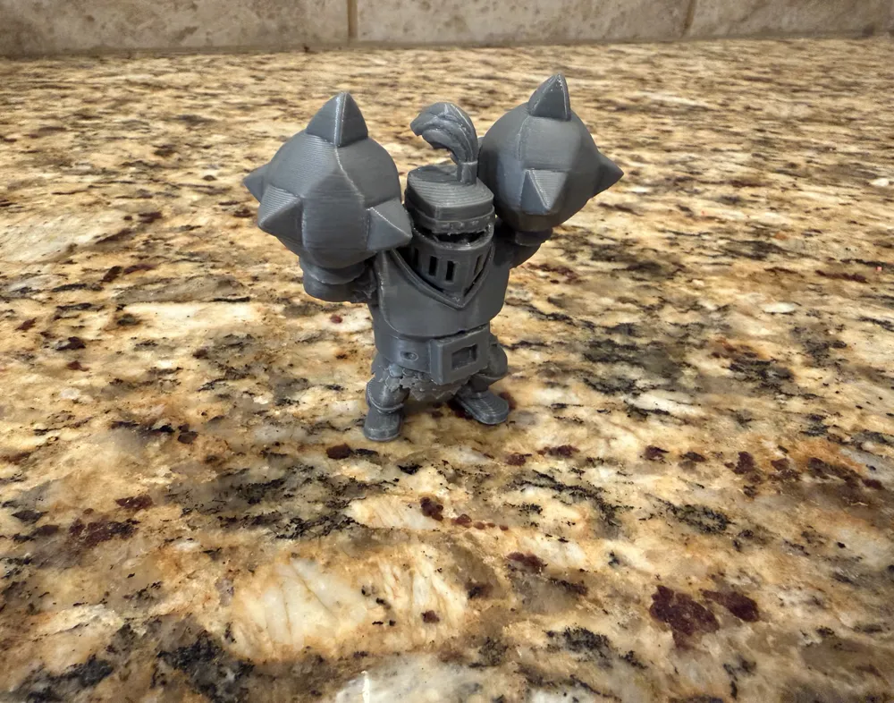 Clash Royale Mega Knight von Tiger prints MakerWorld: Kostenlose 3D ...