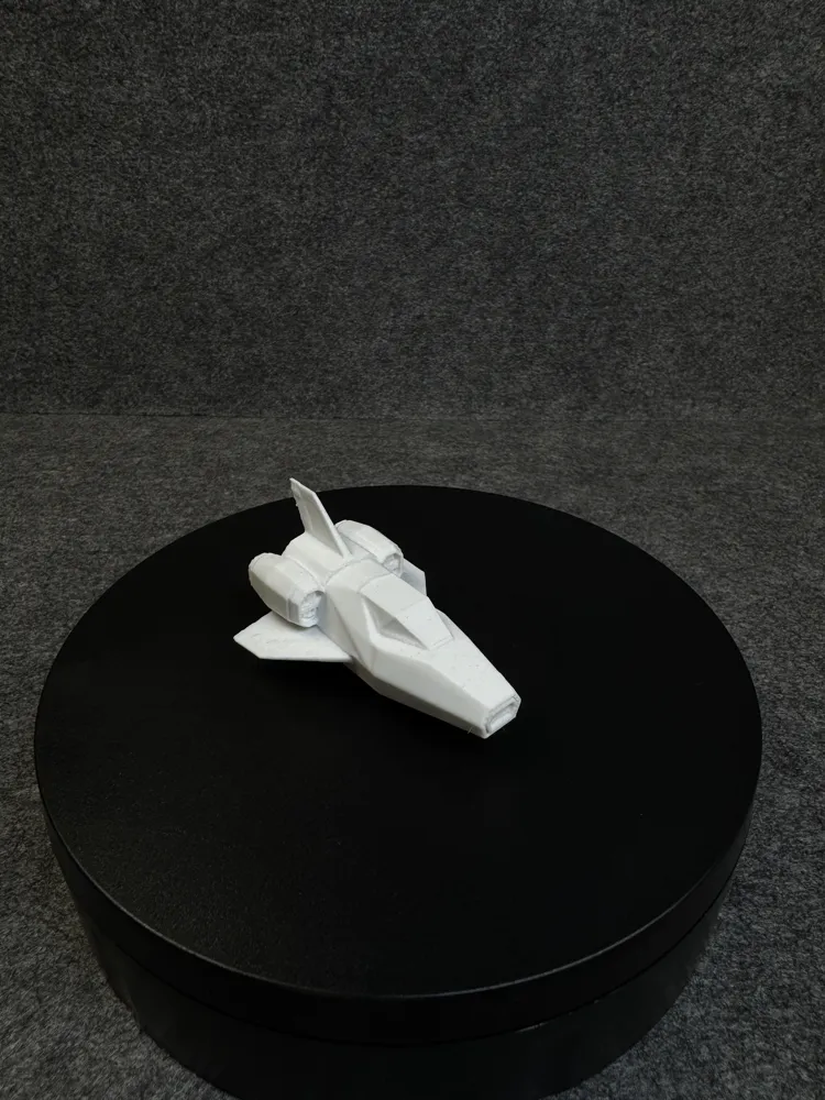 Low Poly Space Ship - Free 3D Print Model - MakerWorld