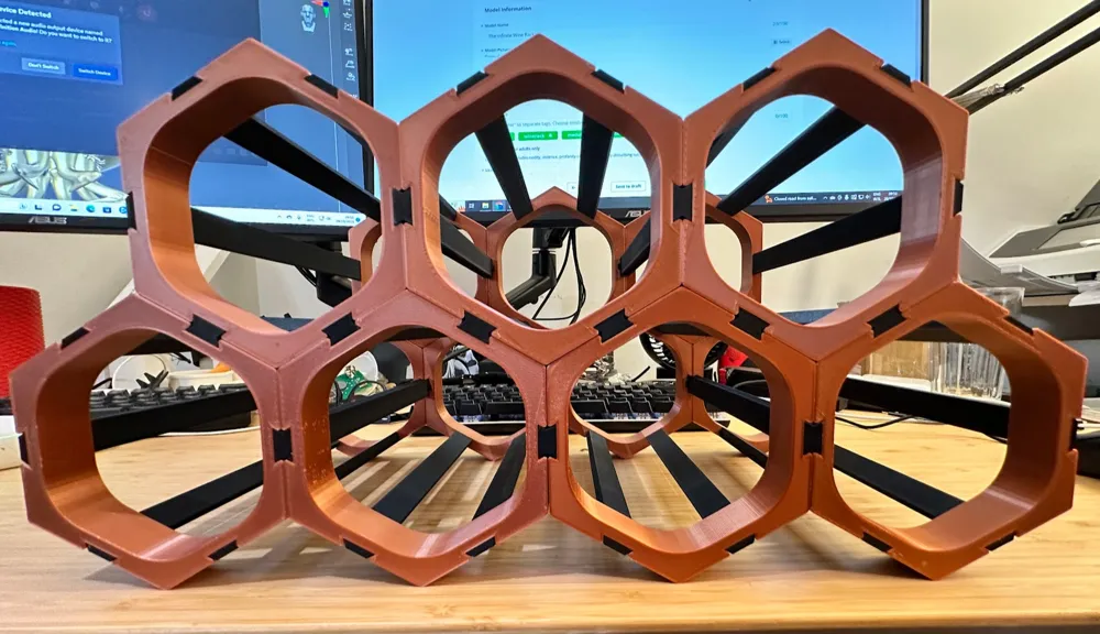 The Infinite Wine Rack - Free 3D Print Model - MakerWorld