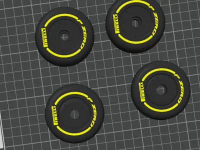 openrc f1 pirelli intermediate tire by Patrick Withander - MakerWorld