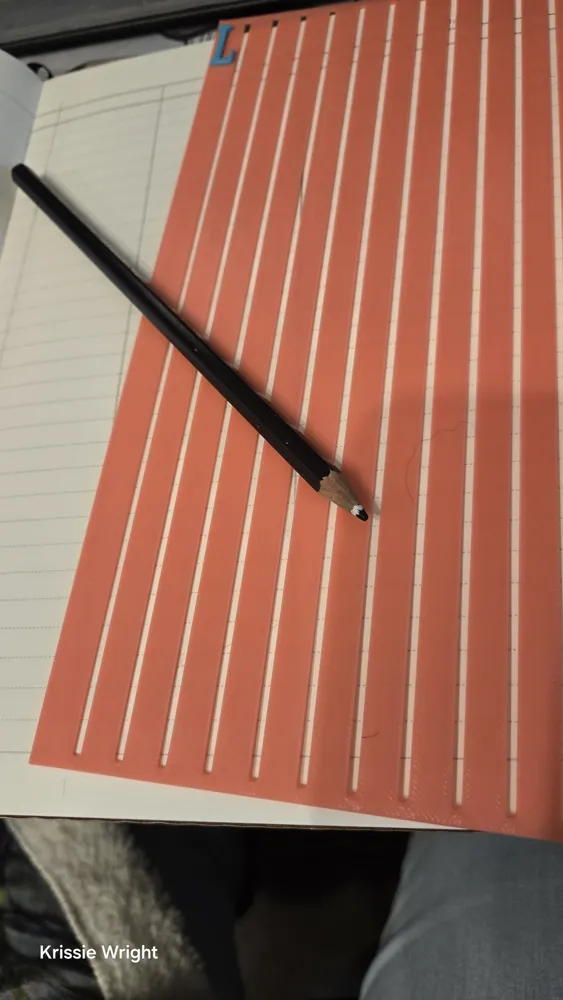 Vertical line stencil - Free 3D Print Model - MakerWorld