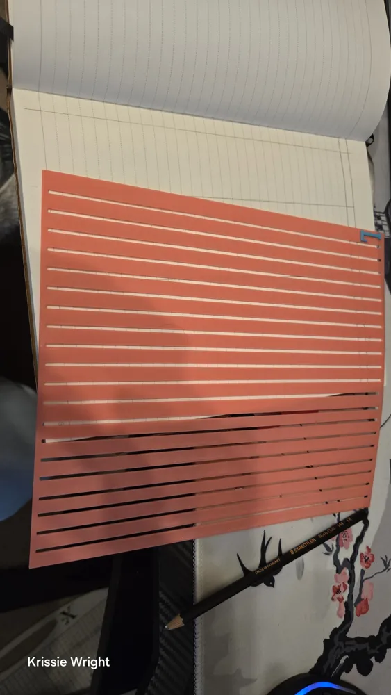 Vertical line stencil - Free 3D Print Model - MakerWorld