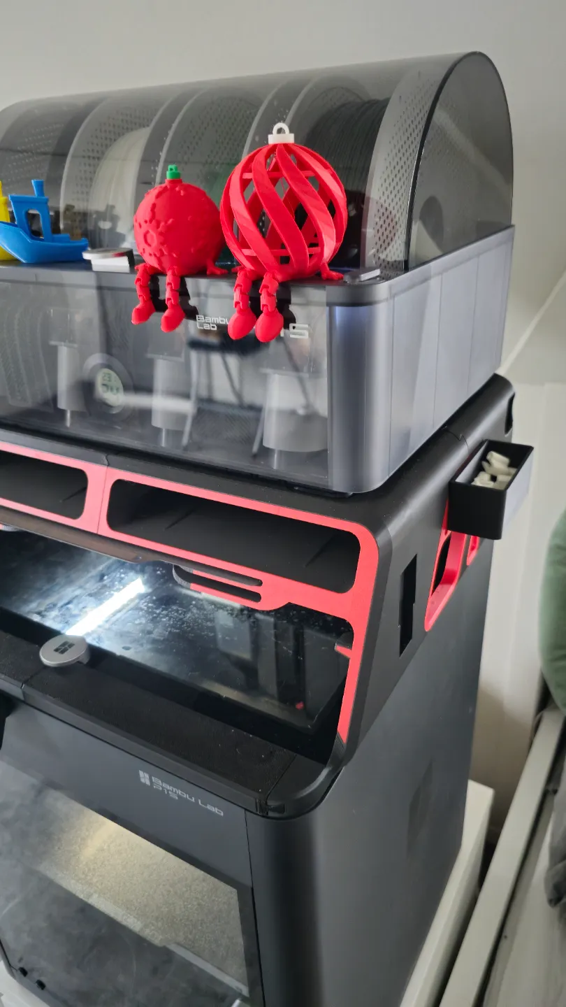 AMS Riser V2 Filament Clip Storage by Wessel - MakerWorld