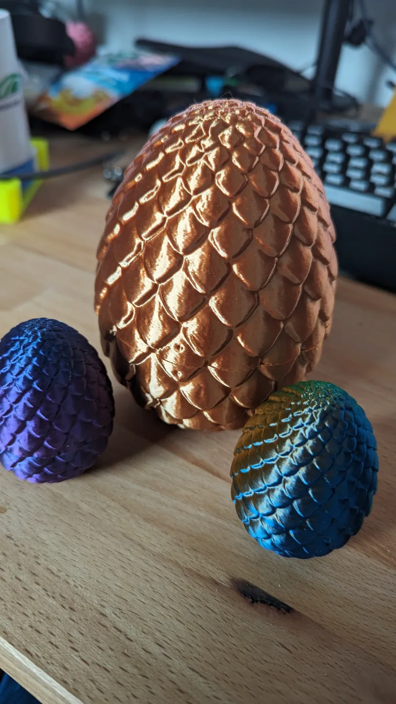 Threaded Dragon Egg Matryoshka - Easter decoration Remixed by 3DJupp MakerWorld: Download Free ...