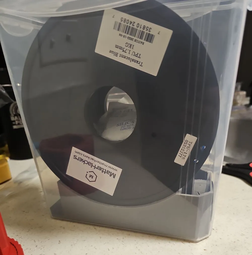 Desiccant/Hygrometer Spool Holder Remixed by MakeNBake - MakerWorld