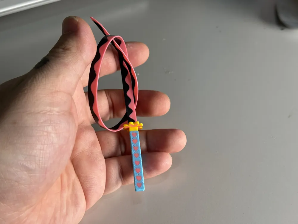 Demon slayer Sword series mini keyring - Free 3D Print Model - MakerWorld