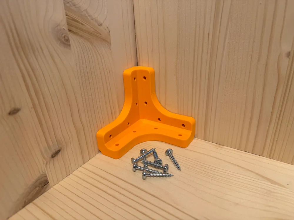 3D corner bracket - Free 3D Print Model - MakerWorld
