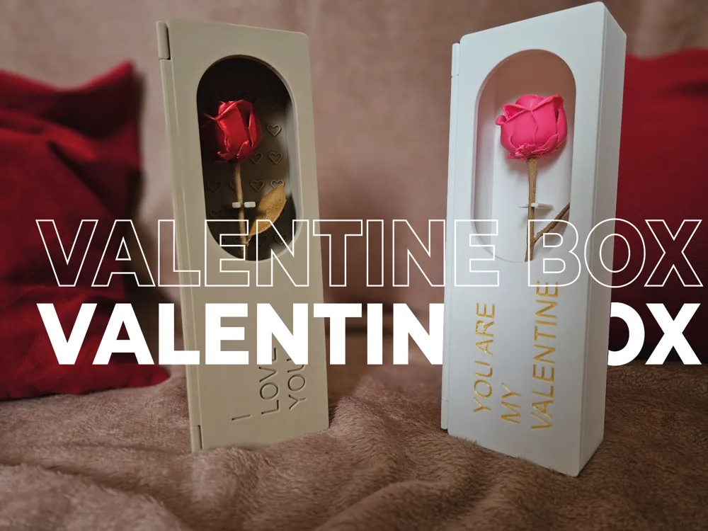 Valentine Rose Box - Free 3D Print Model - MakerWorld