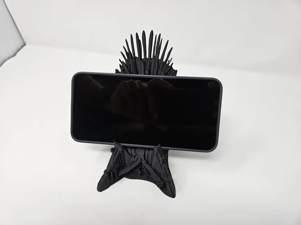 Iron Phone Throne - GOT Phone Stand - Free 3D Print Model - MakerWorld