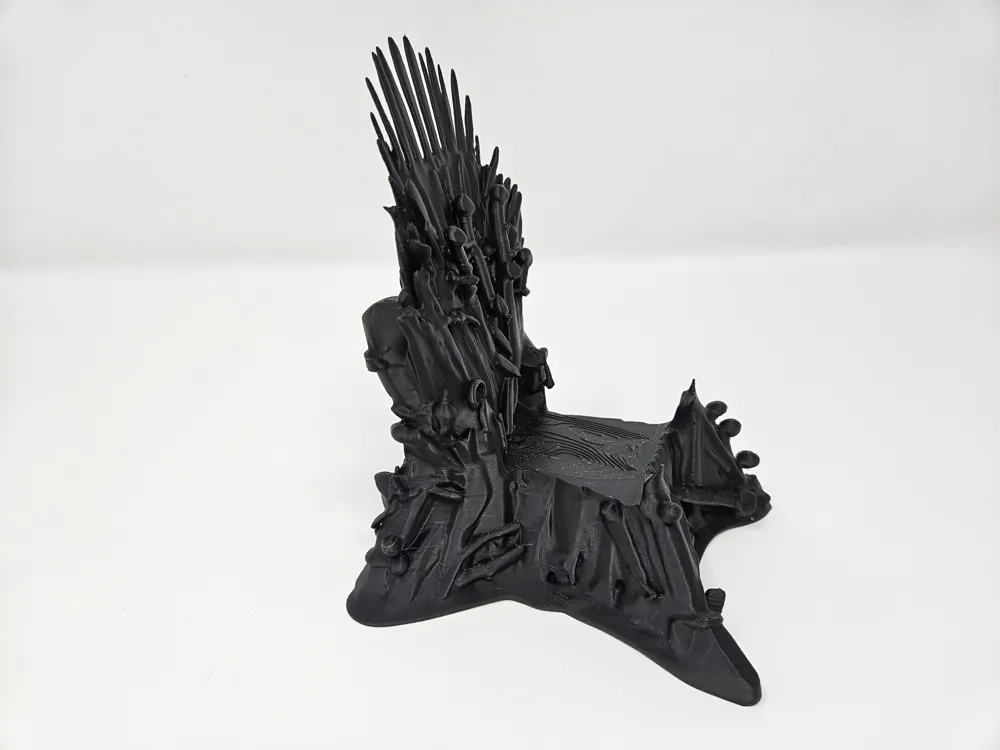 Iron Phone Throne - GOT Phone Stand - Free 3D Print Model - MakerWorld