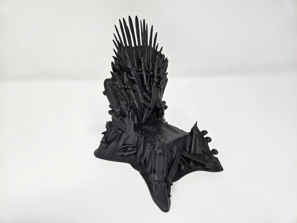 Iron Phone Throne - GOT Phone Stand - Free 3D Print Model - MakerWorld