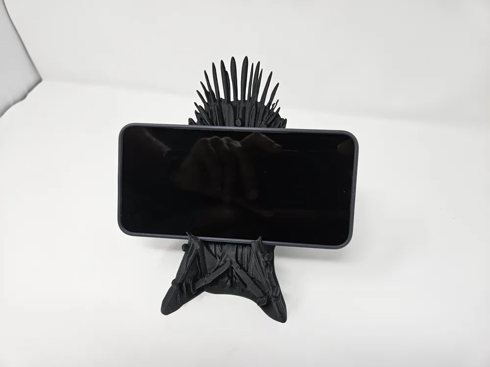 Iron Phone Throne - GOT Phone Stand - Free 3D Print Model - MakerWorld