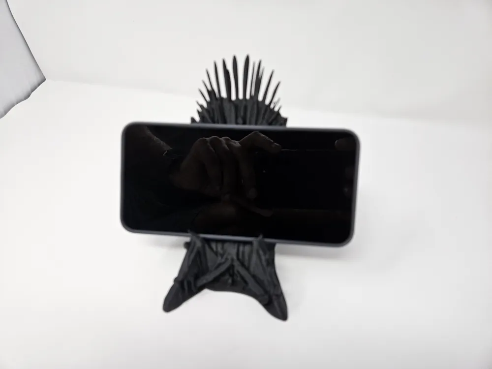 Iron Phone Throne - GOT Phone Stand - Free 3D Print Model - MakerWorld