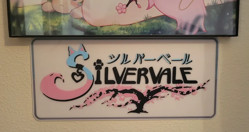 Silvervale Sign by GamerCouple - MakerWorld
