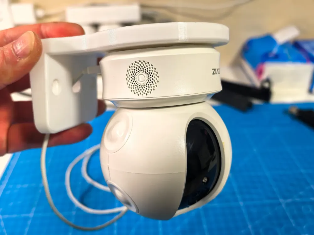 EZVIZ Camera Wall Mount V2.0 - Free 3D Print Model - MakerWorld