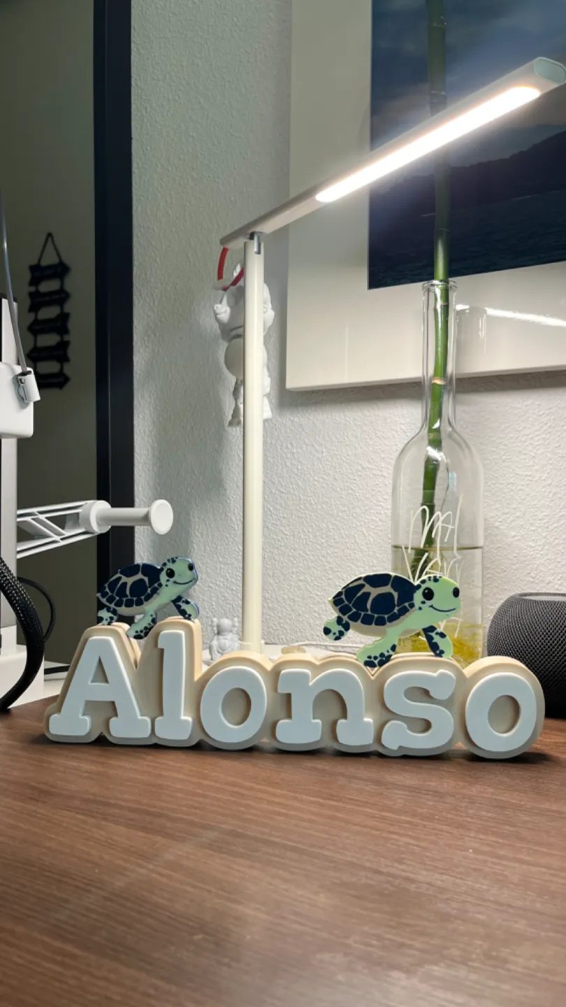 Alonso Name - Free 3D Print Model - MakerWorld