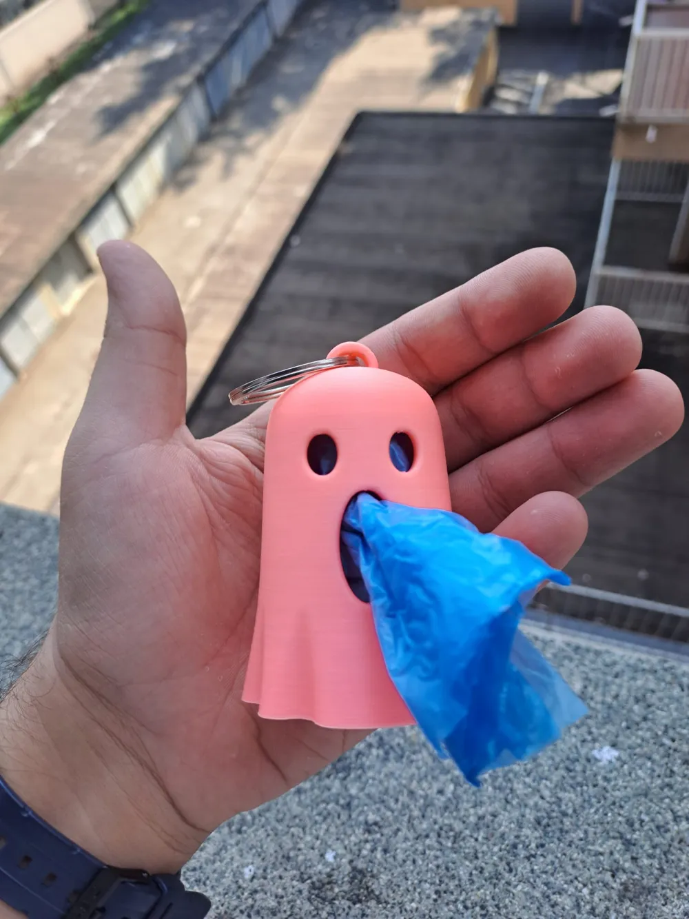 Ghost Poop Bag Holder - Free 3D Print Model - MakerWorld