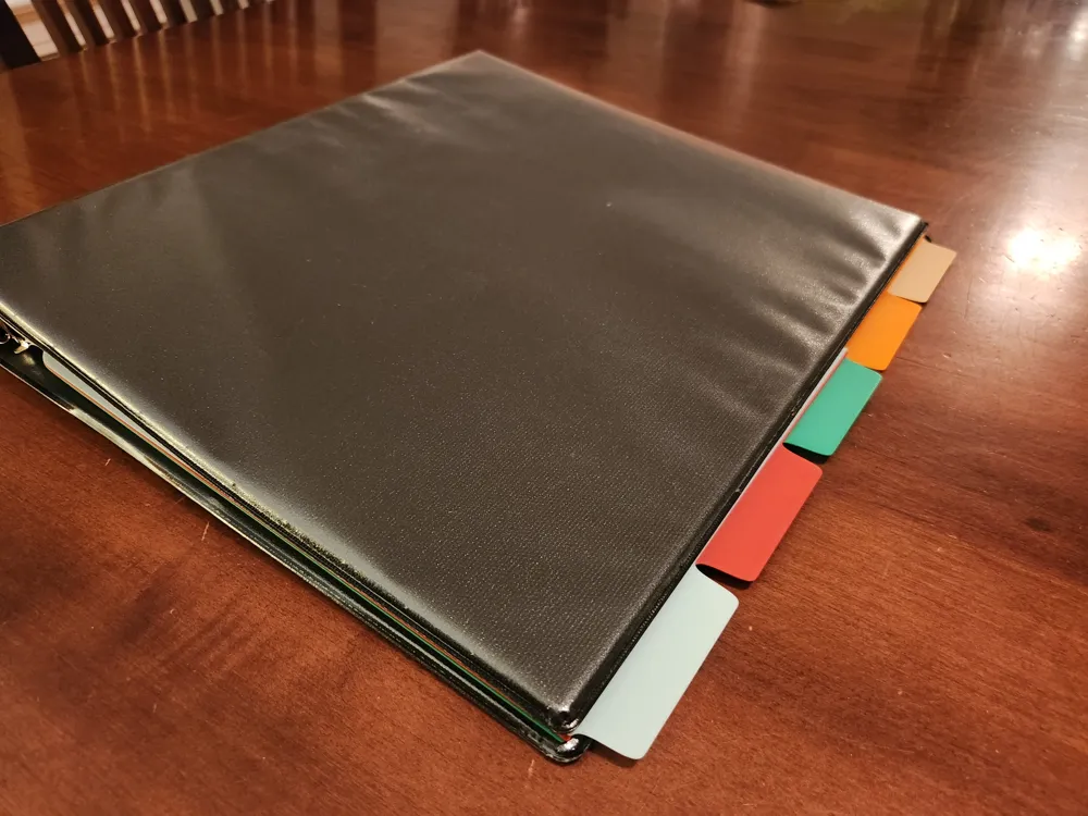 3-Ring Binder Dividers by squinn - MakerWorld