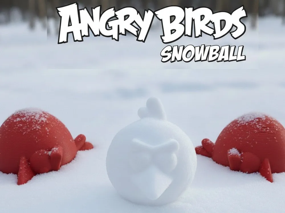 Angry Birds Snowball Maker - Free 3D Print Model - MakerWorld