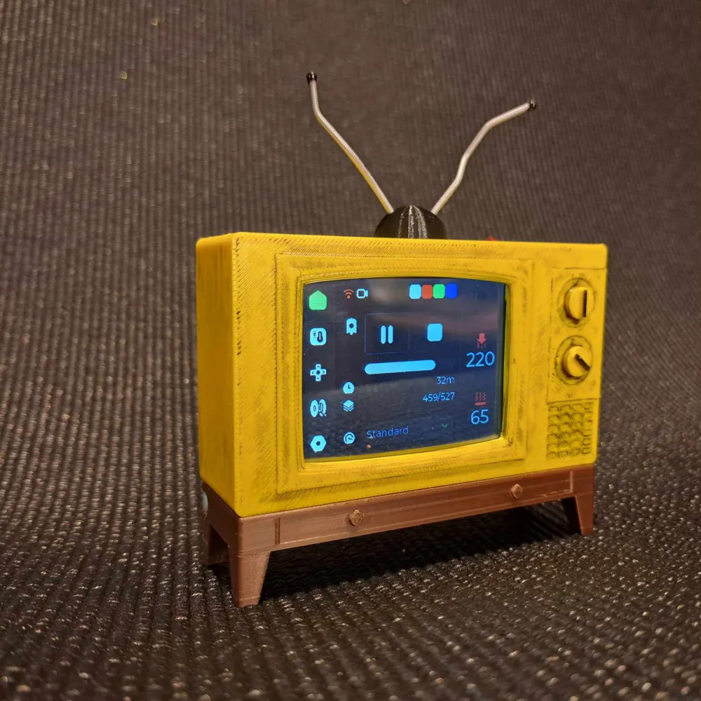 Retro Tv Case for P1 Touch - Mod for P1P and P1S by KENPRINT - MakerWorld