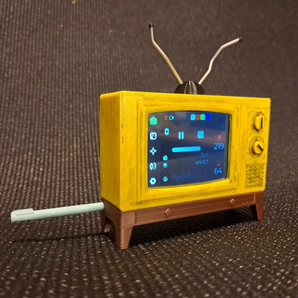 Retro Tv Case for P1 Touch - Mod for P1P and P1S by KENPRINT - MakerWorld