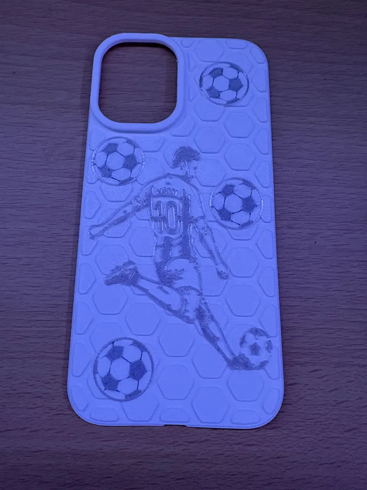 iPhone 16 Pro Max Messi Honeycomb Phone Case - Free 3D Print Model ...