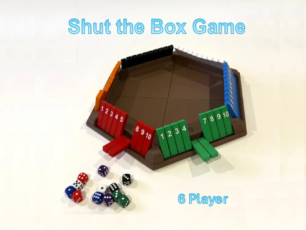 Shut the Box Game by Grump Bucket MakerWorld: Download Free 3D Models