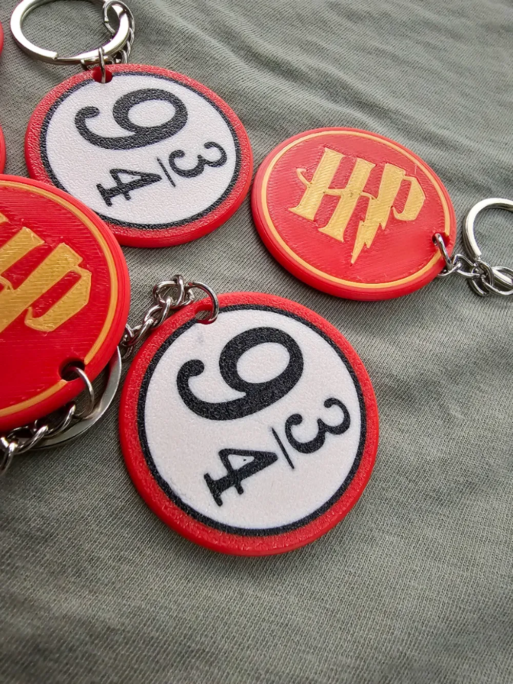 Harry Potter Keychain - Double-sided by Think3D - MakerWorld