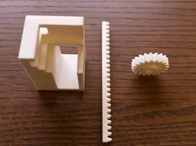 rack and pinion (Linear Servo Actuator) by spinach - MakerWorld