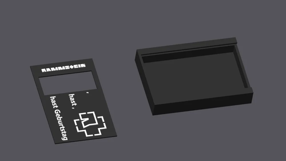 Triple Duplo Gift Box "Rammstein" - Free 3D Print Model - MakerWorld