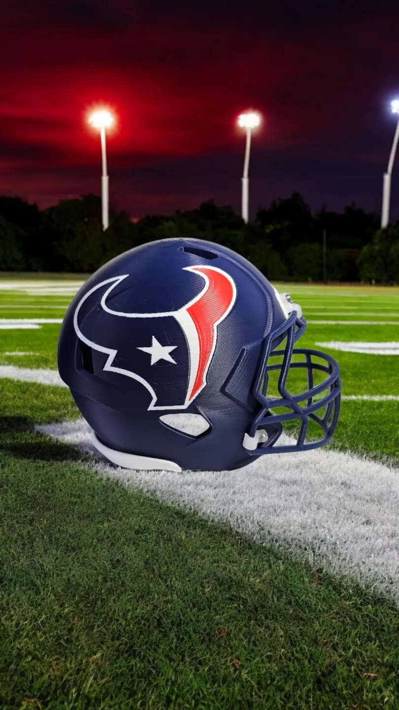 Casco de fútbol de los Houston Texans por animuL67 MakerWorld: Descarga ...