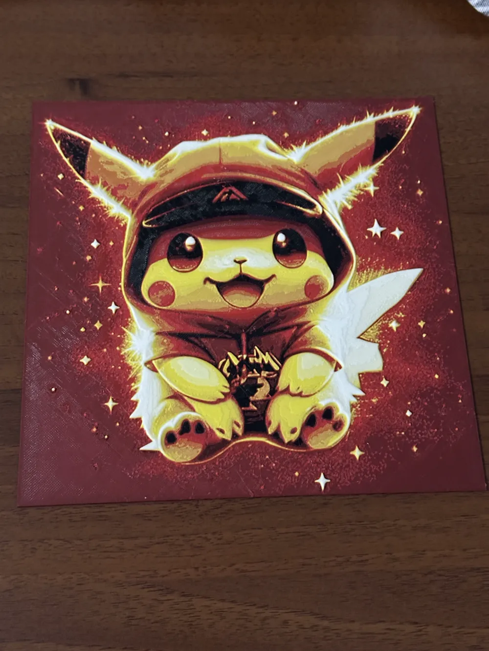 Pokemon Pikachu Puzzle Jigsaw print in place by enricoRE - MakerWorld