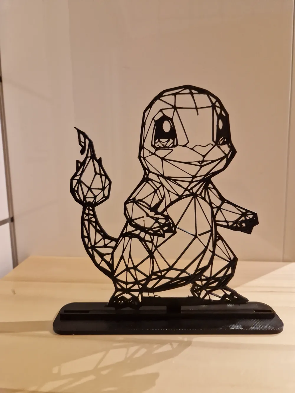 Geometric Low Poly Charmander Pokemon by 3DPrintWolf - MakerWorld