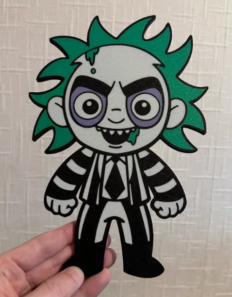 Beetlejuice Chibi Wallart by Raynors_Workshop - MakerWorld