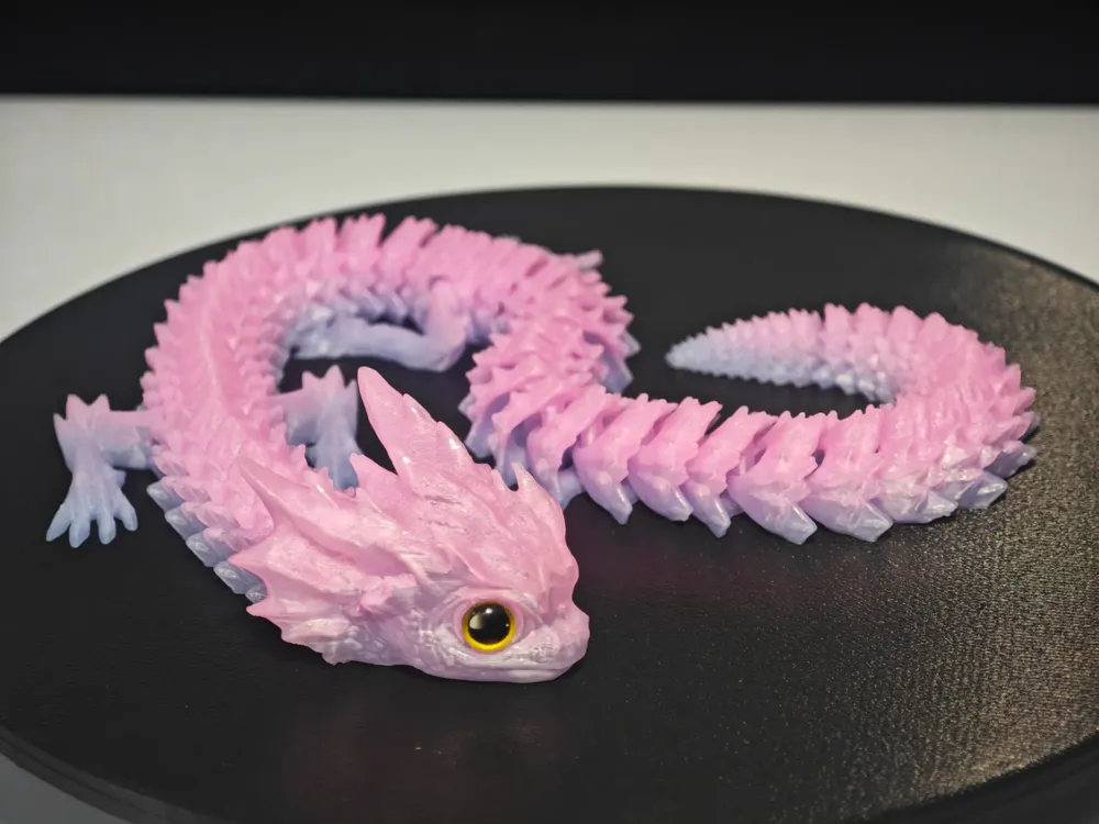 Nezha Dragon King - One-Piece Printed Hinged Articulated Dragon by 顺遂如意 ...