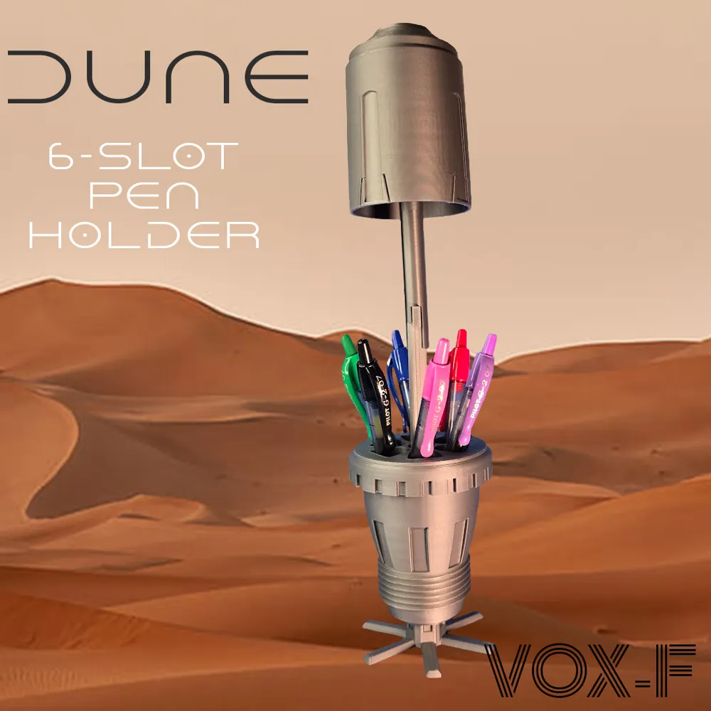 Dune Sand Thumper Pen Holder by Vox-Forge - MakerWorld