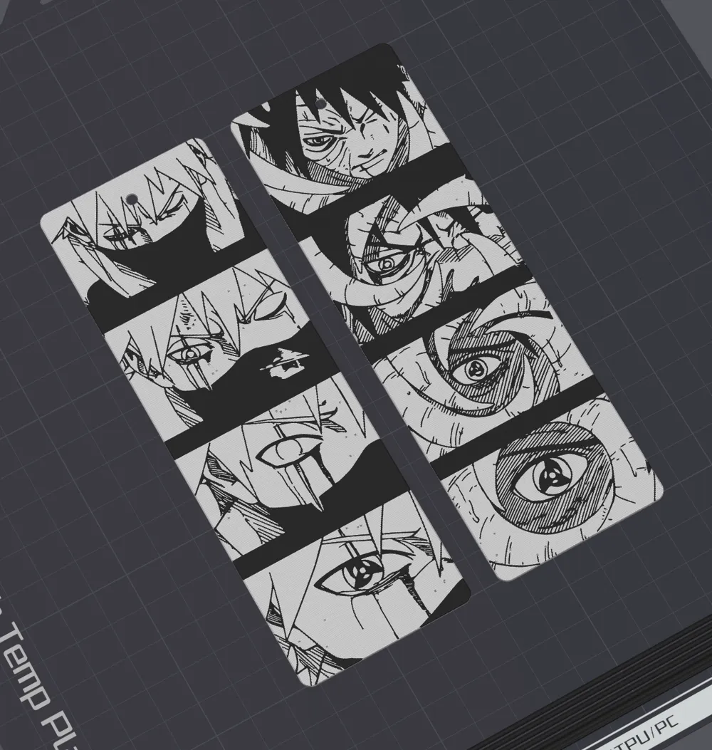 Kakashi v Obito Sharigan Battle Bookmarks (Naruto) by Cosmo Moore ...