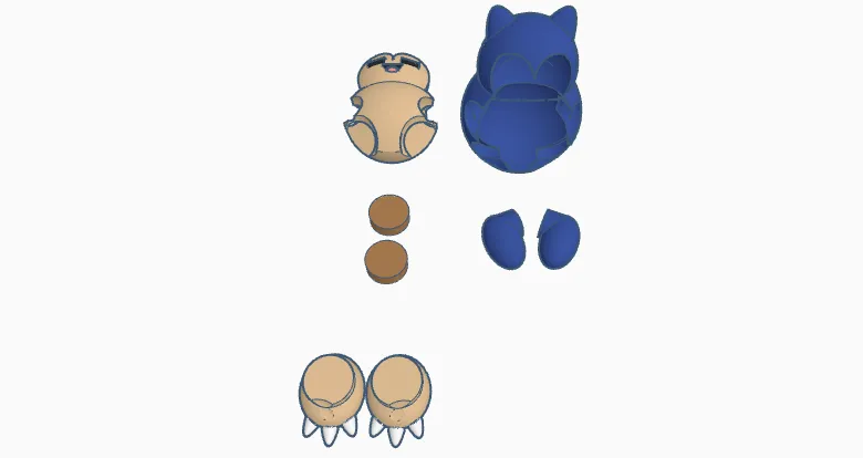 Chibi Snorlax (43 purge) by IDKprints - MakerWorld