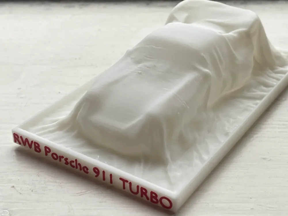 RWB Porsche 911 TURBO with spoiler under cloth sim by Nehemiah - MakerWorld