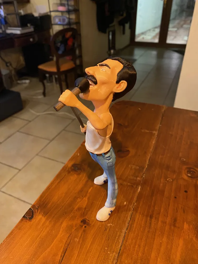 Freddie Mercury - Modelo gratuito para impressão 3D - MakerWorld
