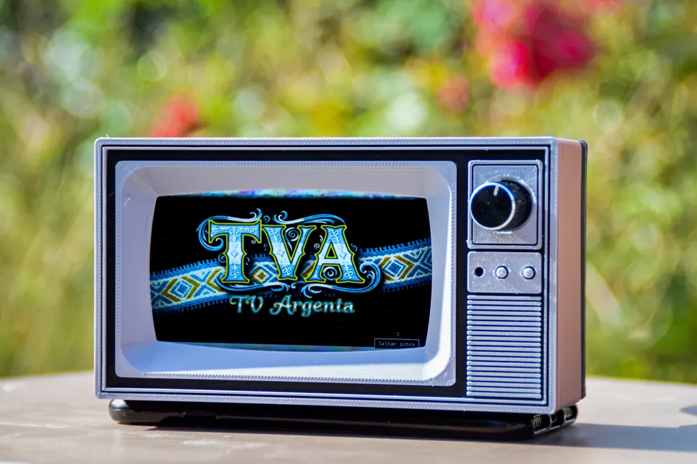 TVArgenta — a Retro Raspberry Pi TV Experience - Free 3D Print Model ...