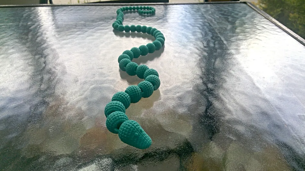 30" articulated snake no support - Free 3D Print Model - MakerWorld