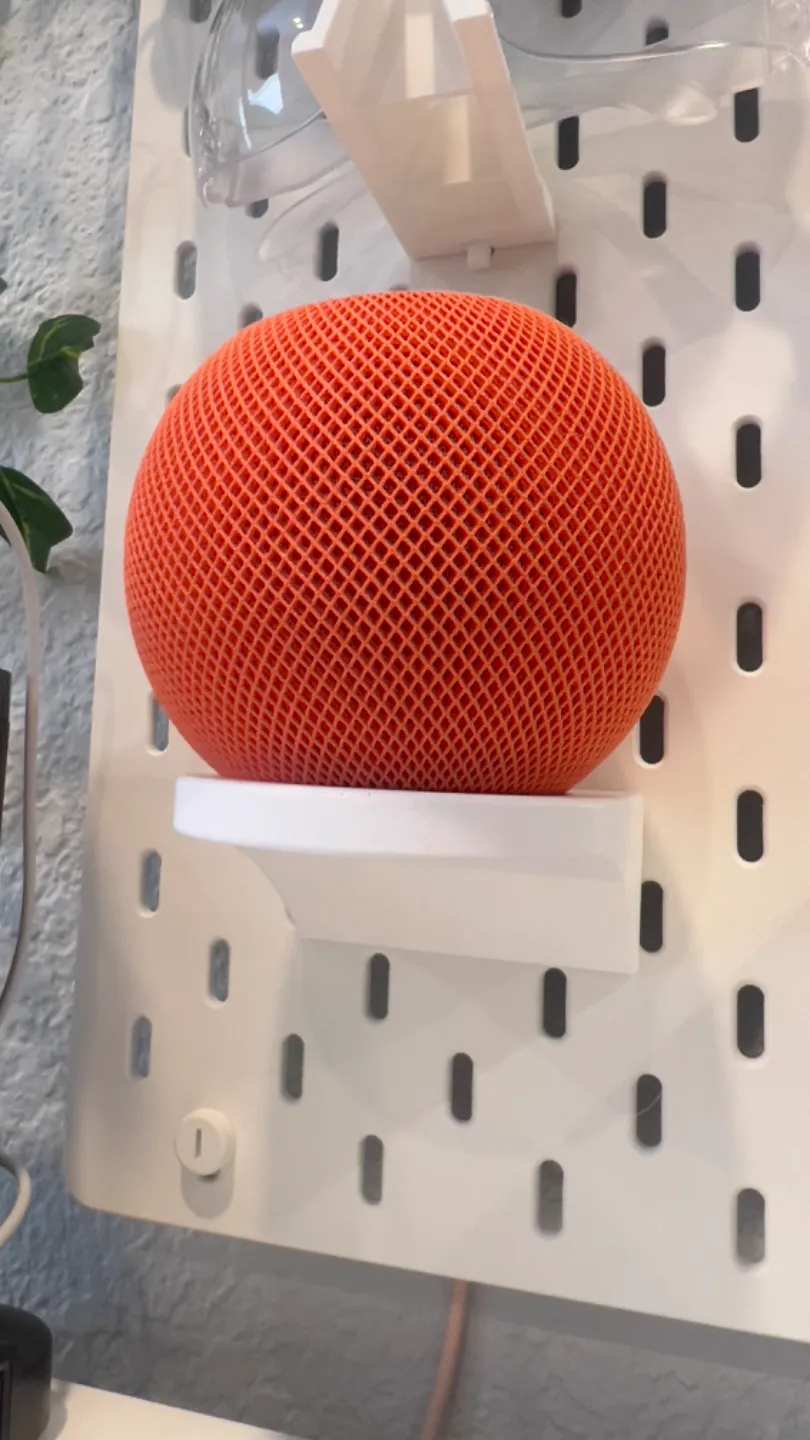Apple HomePod Mini mount for Ikea Skadis by Arbitrary Design MakerWorld ...