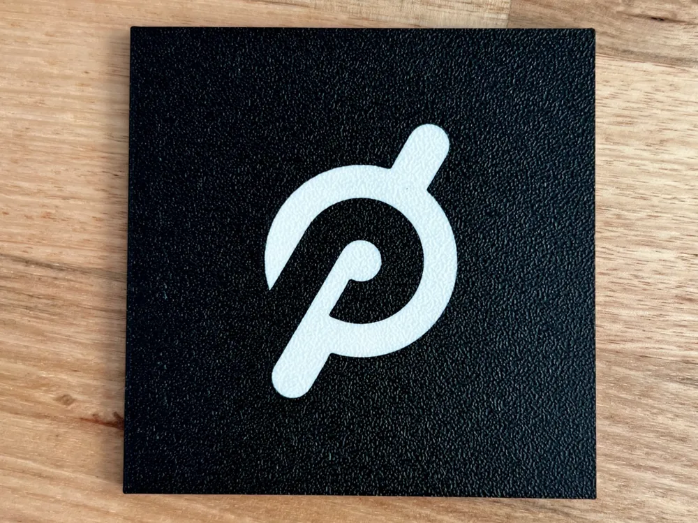 Peloton logo drink coaster by i3Dprint - MakerWorld
