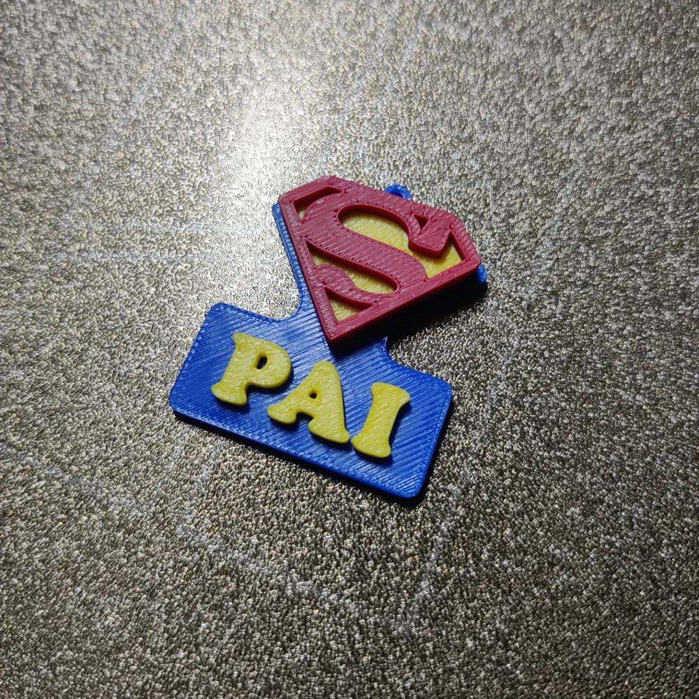 SUPER DAD Keychain by CHERRYSLICE - MakerWorld