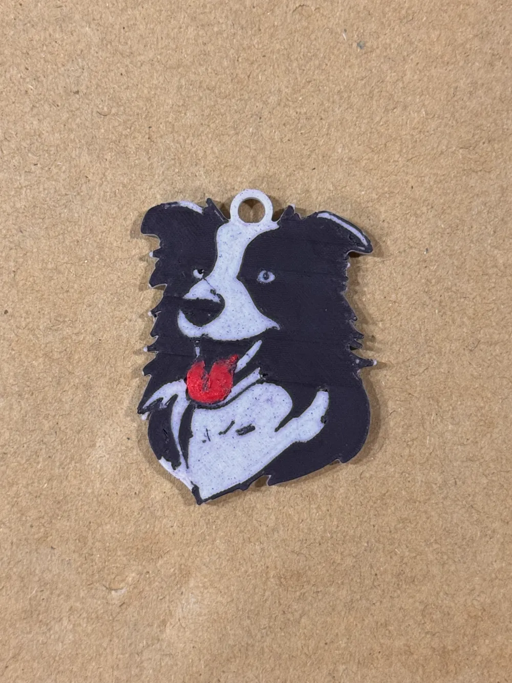 Border Collie Keychain by Miruku - MakerWorld