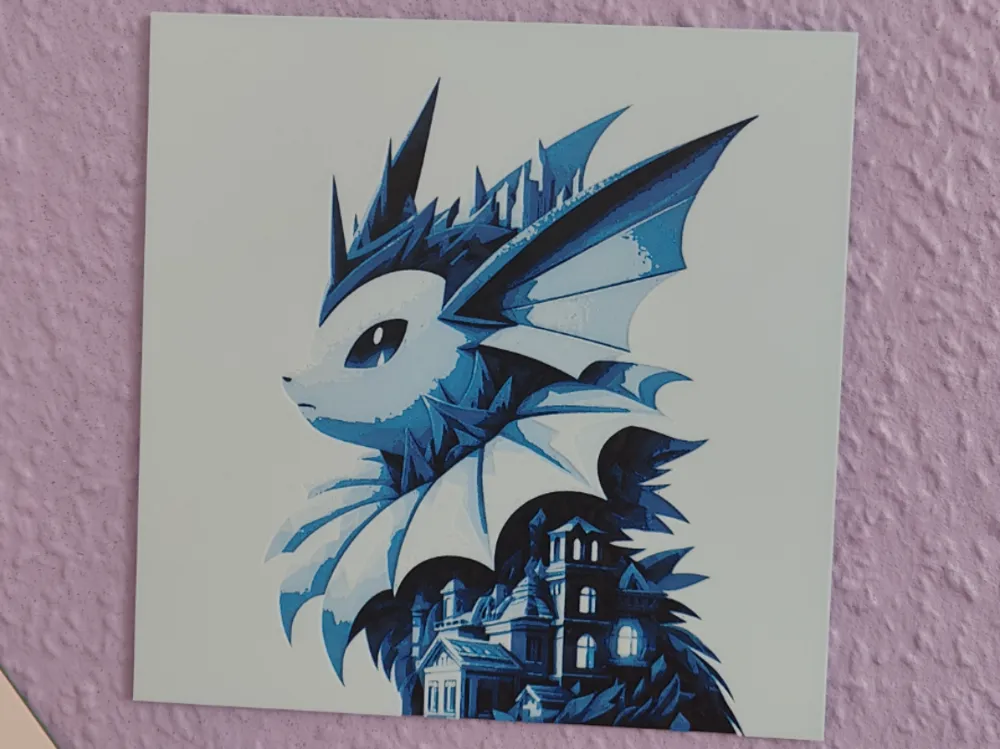 Vaporeon - Pokemon - Hueforge by 3D_Demmacs - MakerWorld